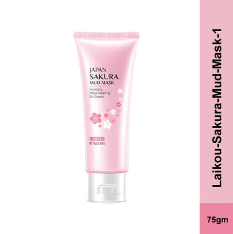 Laikou Japan Sakura Oil Control Mud Mask (75 gm) – 19bay